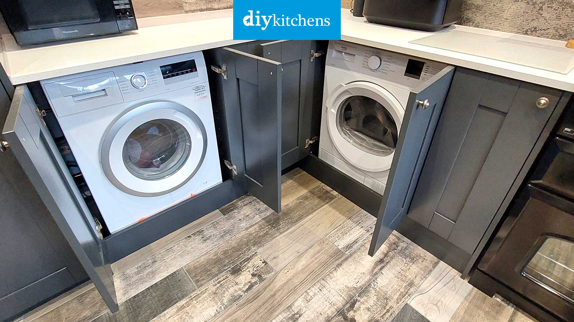 How do I integrate a washer & dryer in my utility room? - DIY Kitchens ...